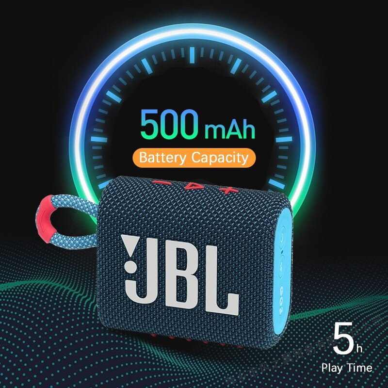 ลําโพงบลูทูธJBL GO3 Bluetooth Speaker ลำโพงไร้สายแบบพกพากันน้ำ GO 3 ...