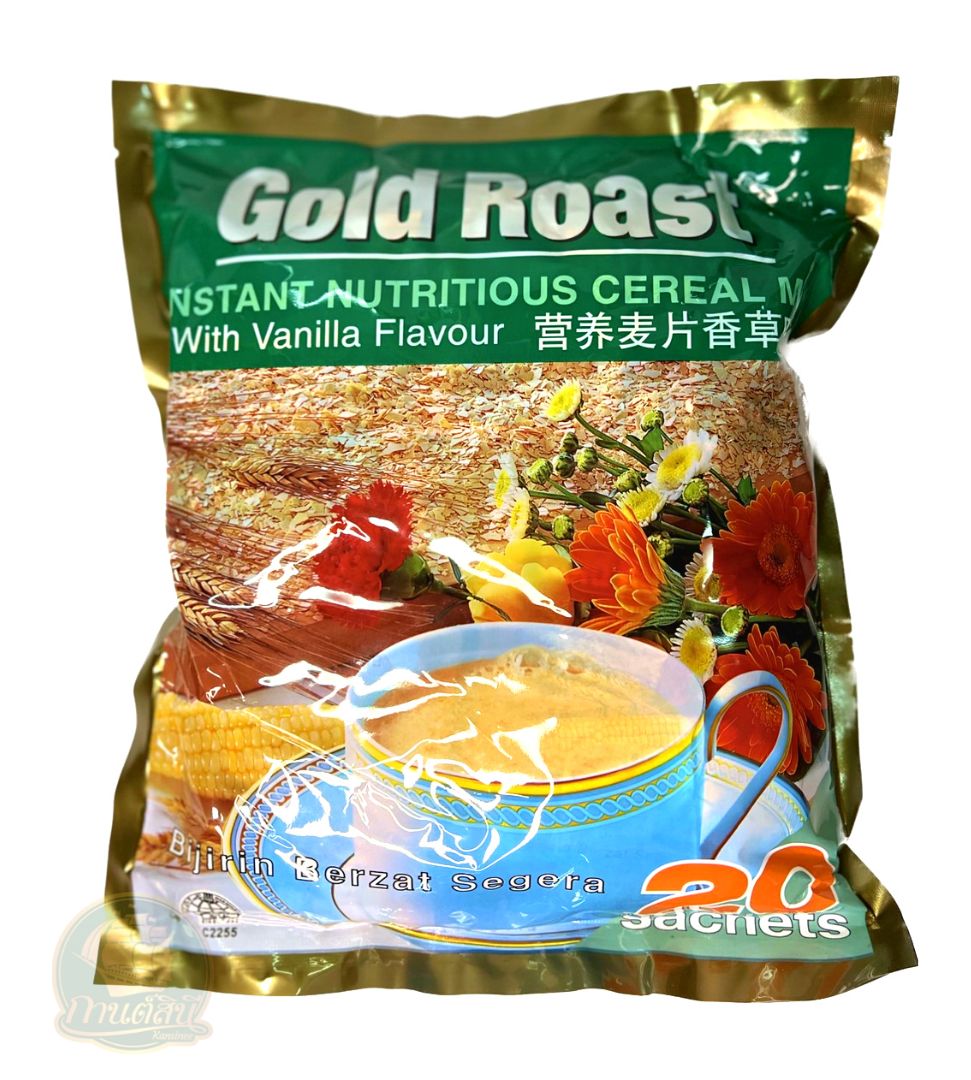 ข้าวโอ๊ต เครื่องดื่มผงสำเร็จรูป รสนม Gold Roast ขนาด 30 กรัม บรรจุ 20 ...