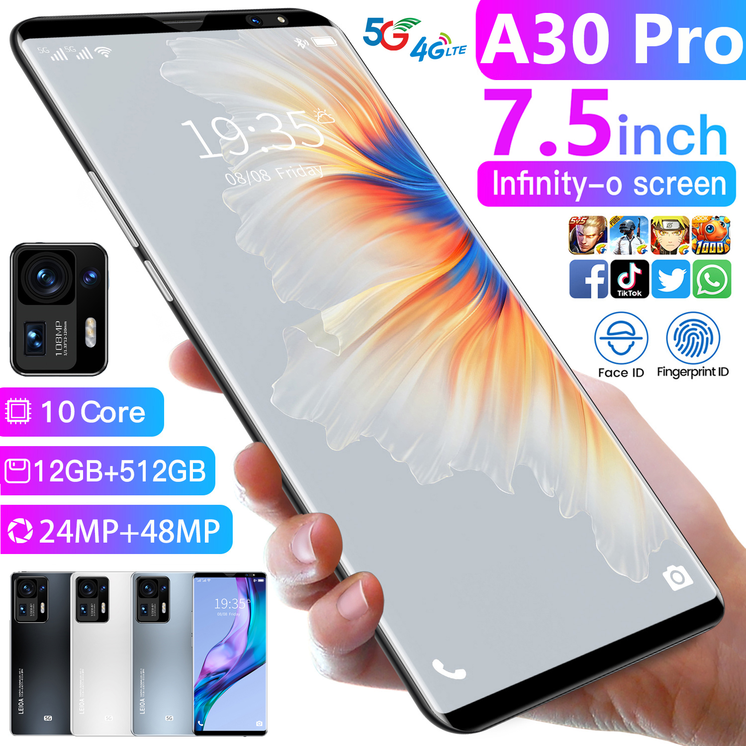 【รับประกันศูนย์ไทย 1 ปี】โทรศัพท์ถูกๆดี Sumsung A30 Pro/Mini Cellphone Sale Original Big Sale ...