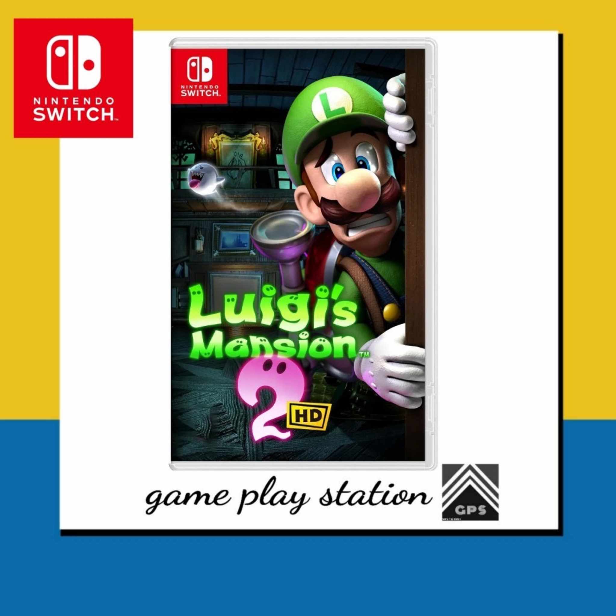 nintendo switch luigis mansion 2 hd ( english aisa ) - Game Play ...