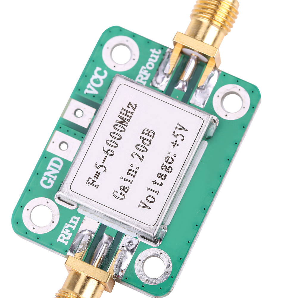 【ราคาถูกสุด】 5-6000MHz กำไร 20dB บรอดแบนด์ RF VHF UHF 5-6000MHz Power ...