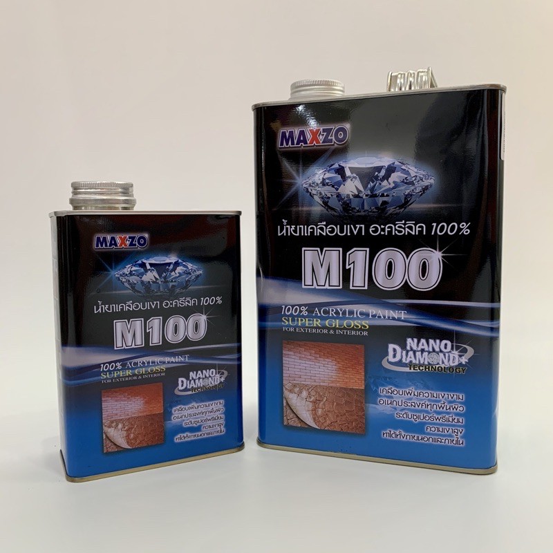 ♙MAXZO M100 น้ำยาเคลือบเงาใส พื้นและผนังปูน (กป.14,กล) - l6m9hHGN ...