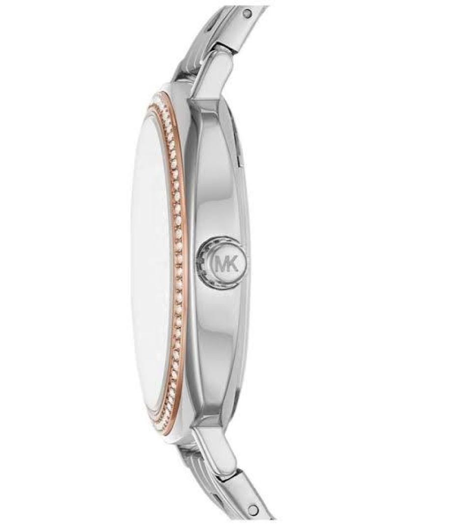 นาฬิกาข้อมือผู้หญิง MICHAEL KORS Nia Silver Tone Stainless Steel ...