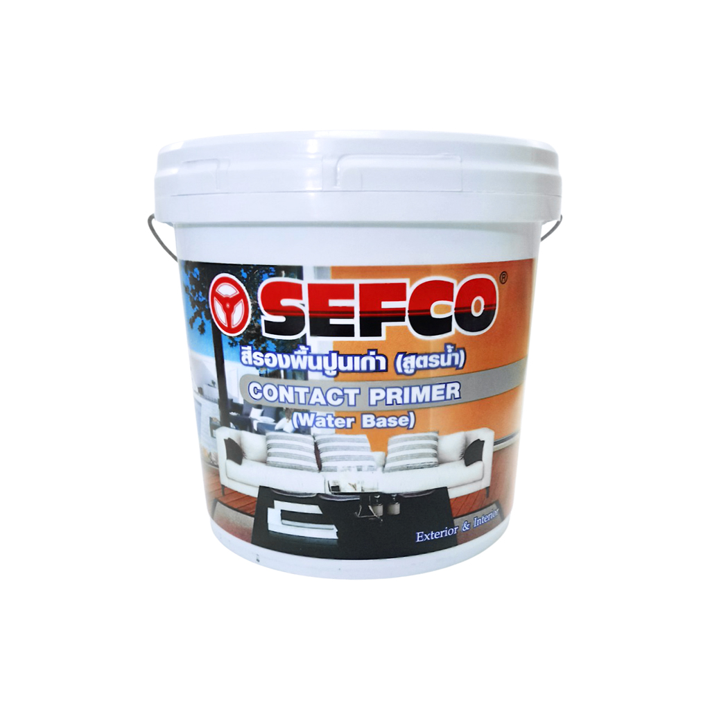 SEFCO รองพื้นปูนเก่า สูตรน้ำ สีรองพื้นปูนเก่า น้ำยารองพื้นปูนทับสีเก่า รองพื้นปูน สีรองพื้น สีทา ...