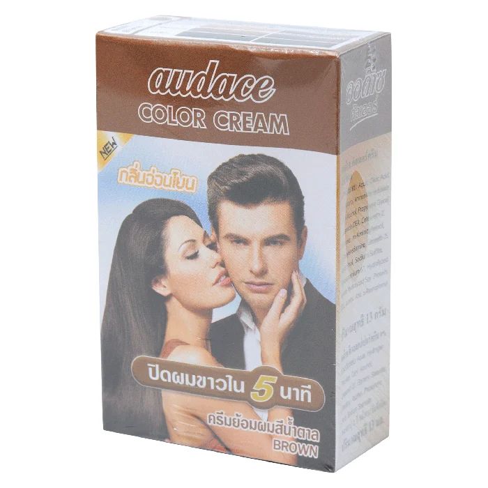 Audace Hair Color Cream Grey Hair Coverage 13 grams ออด๊าซ ครีมย้อมผม ...