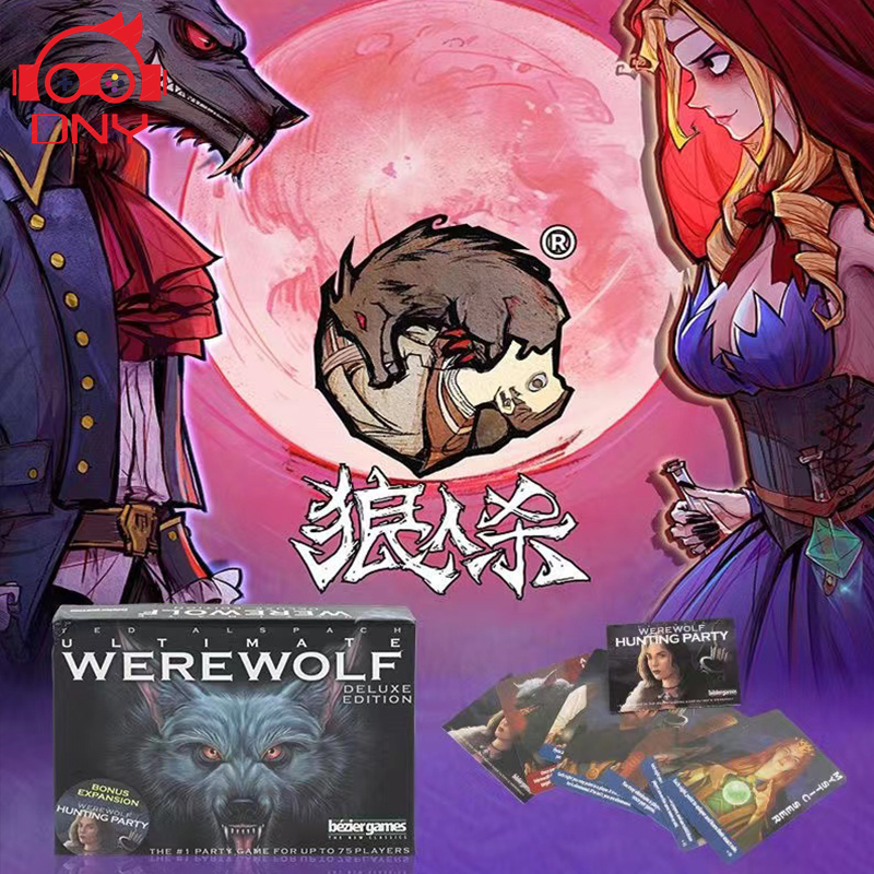 Ultimate Werewolf Deluxe Edition เกมกระดานภาษาอังกฤษเต็มรูปแบบ Werewolf ...