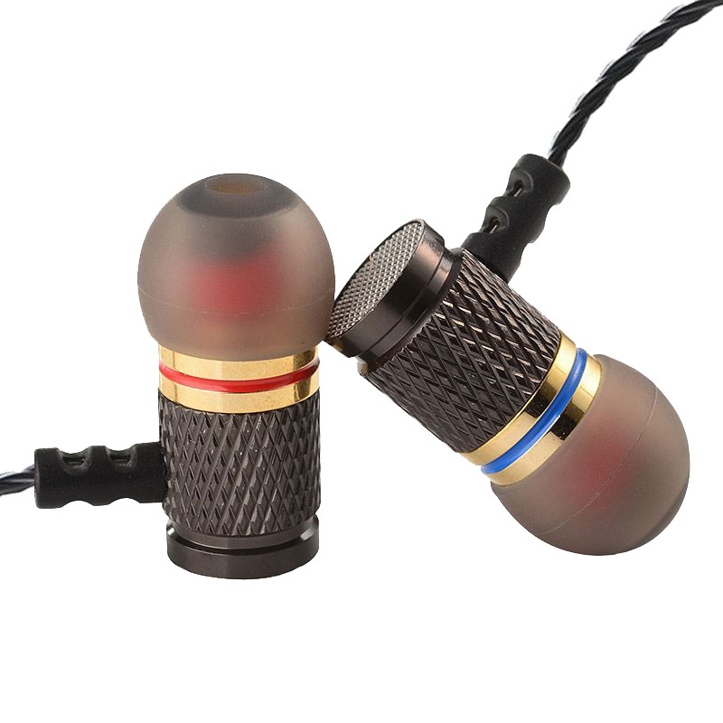 KZ EDR1 3.5mm Wired Headphones In Ear Heavy Bass Headset Metal Stereo ...