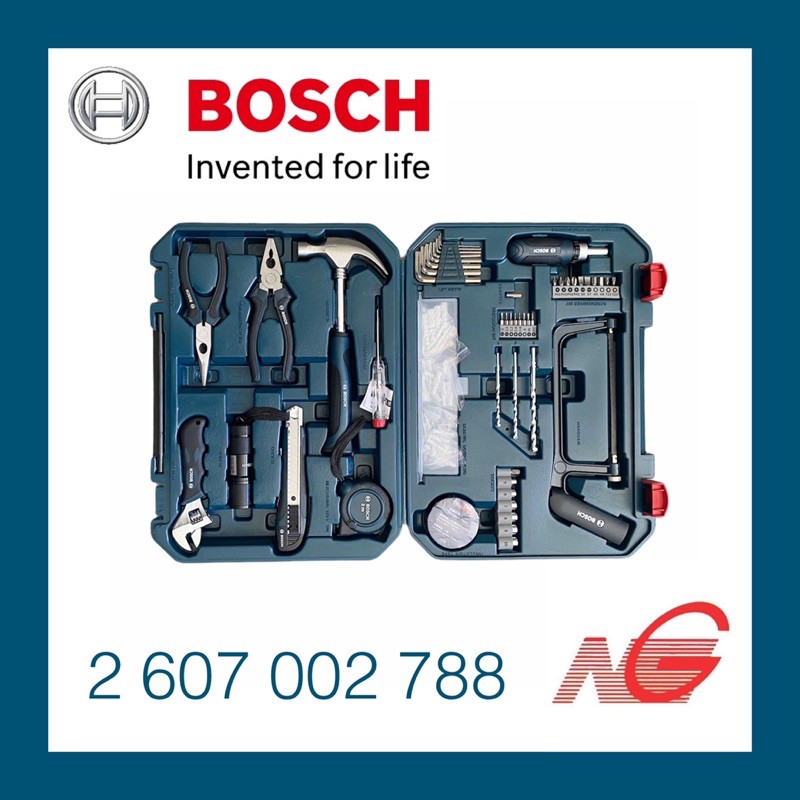 ชุดเครื่องมือช่างอเนกประสงค์ BOSCH 108 ชิ้น รหัสสินค้า 2607002788 ...