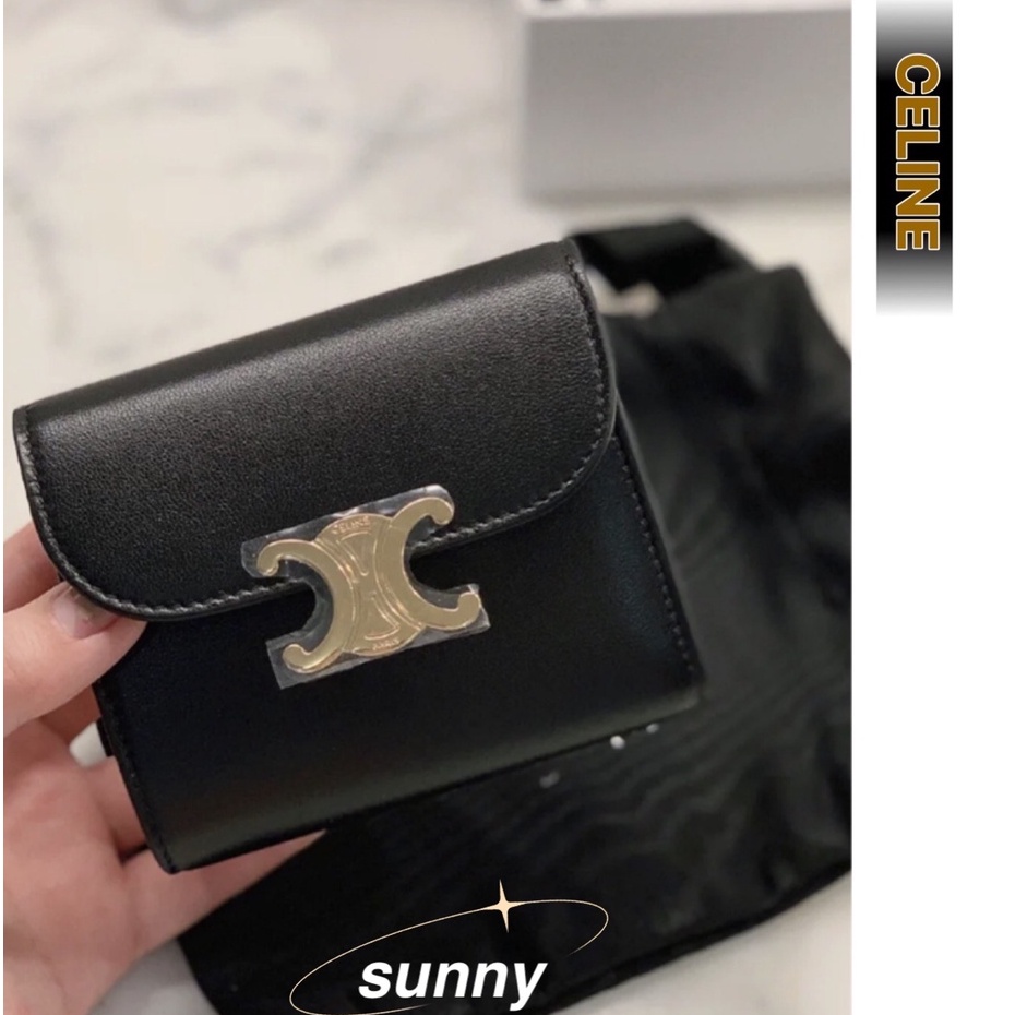 กระเป๋าสตางค์ CELINE SHORT WALLET - A-LP-HA - ThaiPick