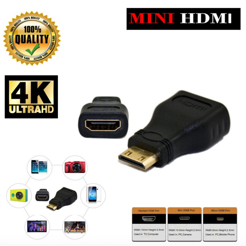 ตัวแปลงสาย HDMI (F) เป็น Mini HDMI (M) - Converter HDMI (F) TO Mini ...