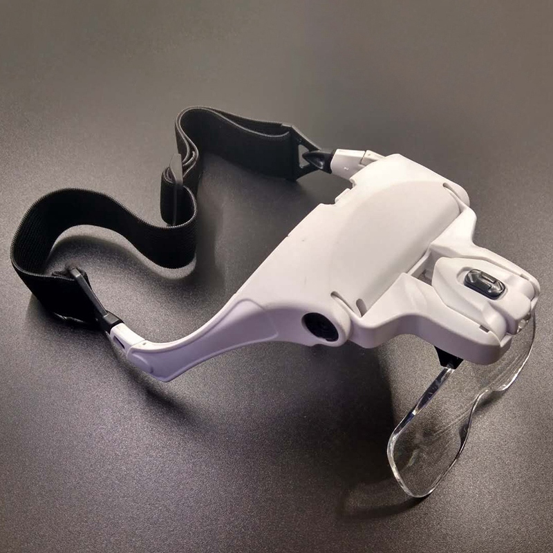 9892B2 LED Illuminated Head Magnifier Collection 1X 1.5X 2X 2.5X 3.5X ...