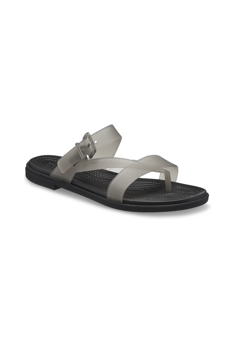 CROCS Tulum Translucent Toe Post รองเท้าแตะผู้หญิง รองเท้าแตะ รองเท้า ...