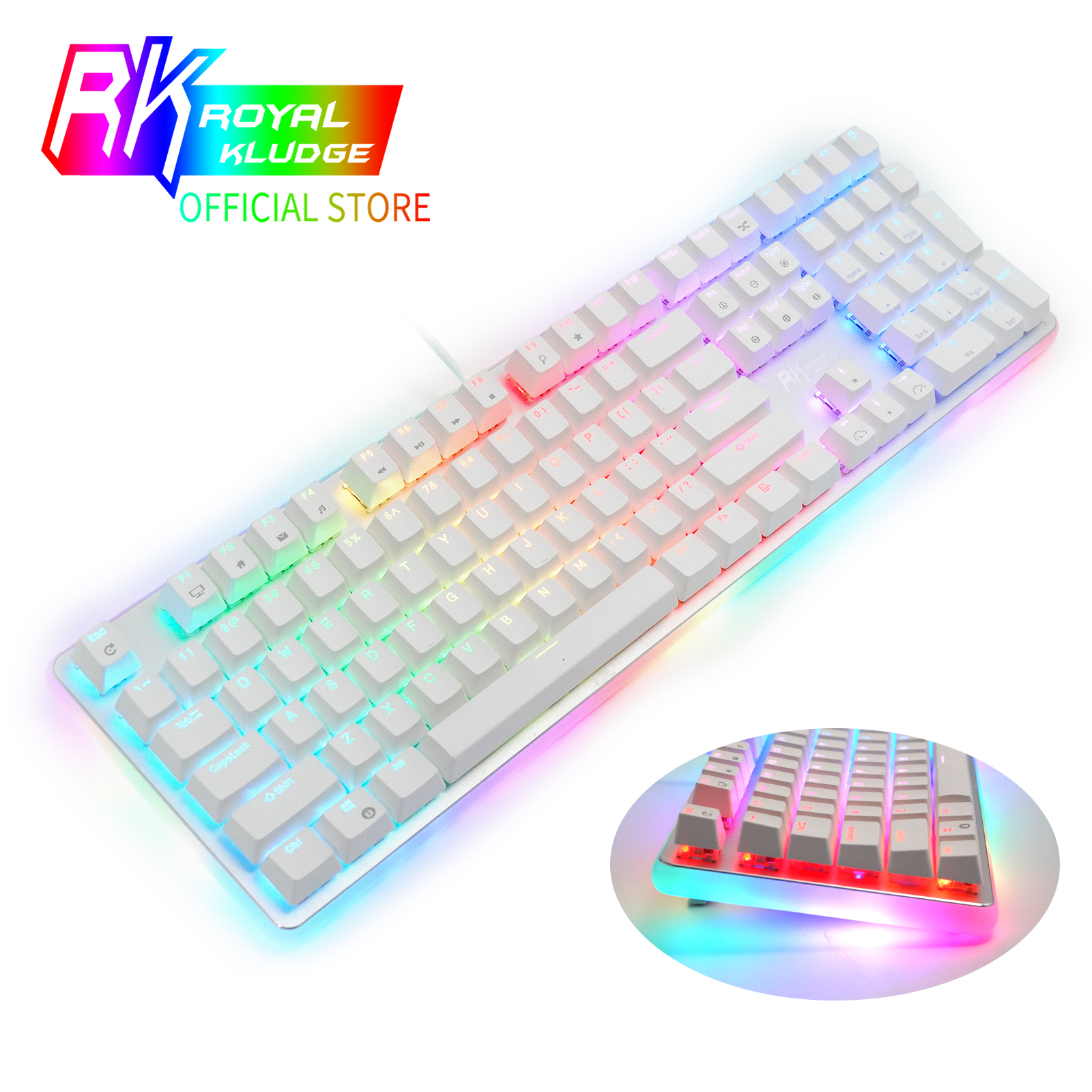 RGB Macro 3 Key/ 4 Keys Programmable One-Handed Mechanical Gaming ...