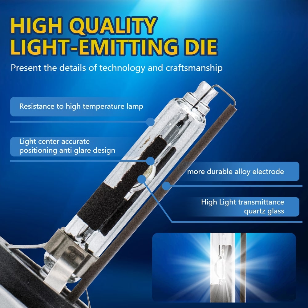 1 Pair 12V 35W Xenon D1R D1S D3S D4S D5S D8S HID 3000K 4300K 5000K 6000K 8000K 10000K HID Lamp ...