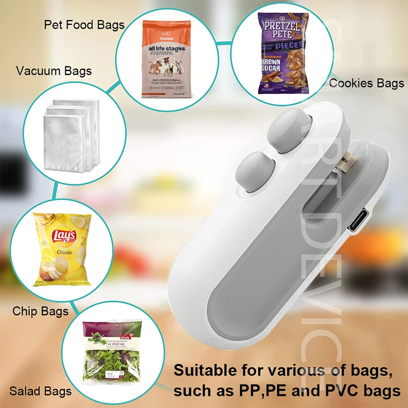 Mini sealing machine small household snack moisture-proof sealing tool ...