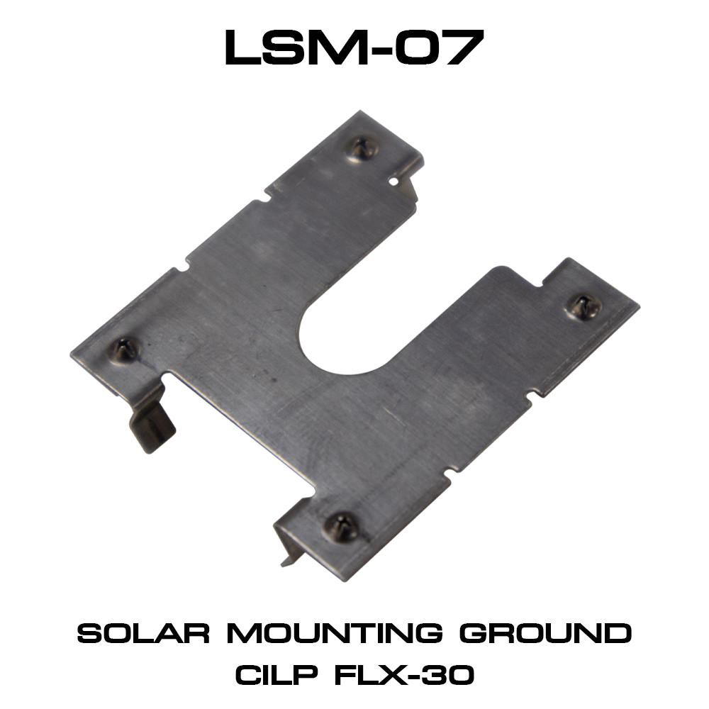 SOLAR DROUBD PLATE MOUNTING GROUND CILP FLX-30 รุ่น LSM-07 (1 แพค/10 ...