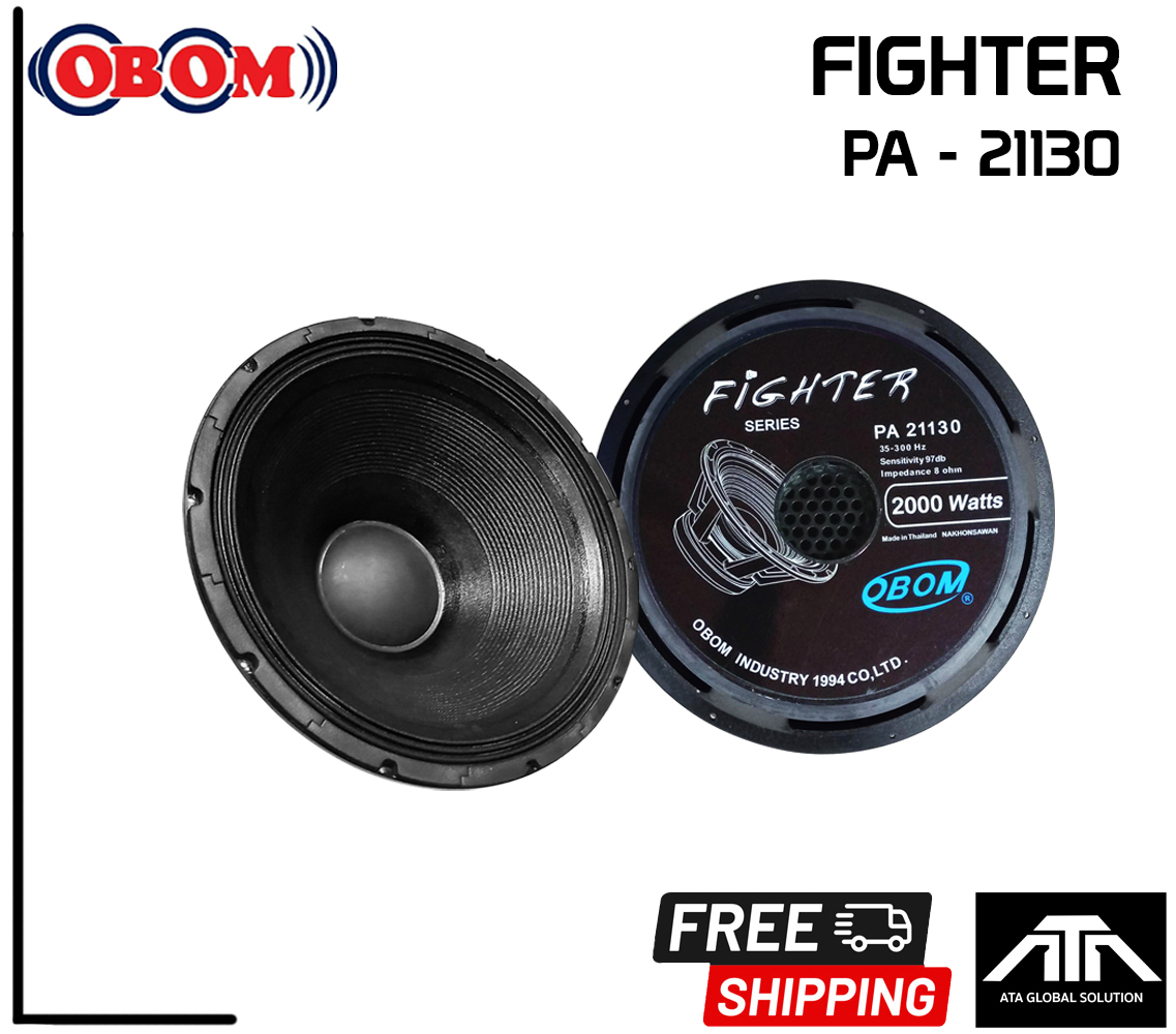 ( แพ็ค 1 ชิ้น ) ดอกลำโพง 21 นิ้ว OBOM 21" FIGHTER PA 21130 2000 W ดอก ...