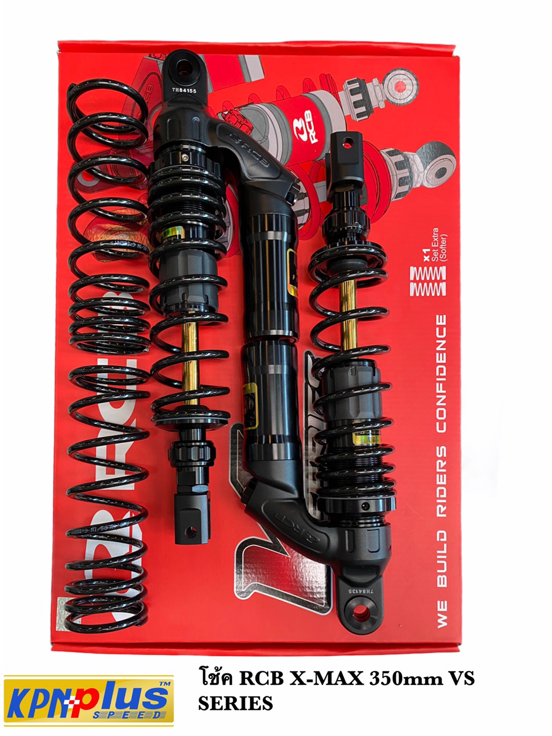 โช้ค RCB X-MAX 350 mm VS SERIES - เคพีเอ็น สปีด พลัส - ThaiPick