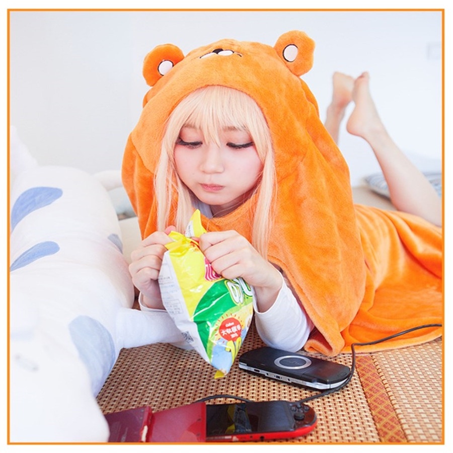 เสื้อคลุมคอสเพลย์ มีฮู้ด ลายการ์ตูนอนิเมะ Himouto Umaru-Chan Umaru Chan ...