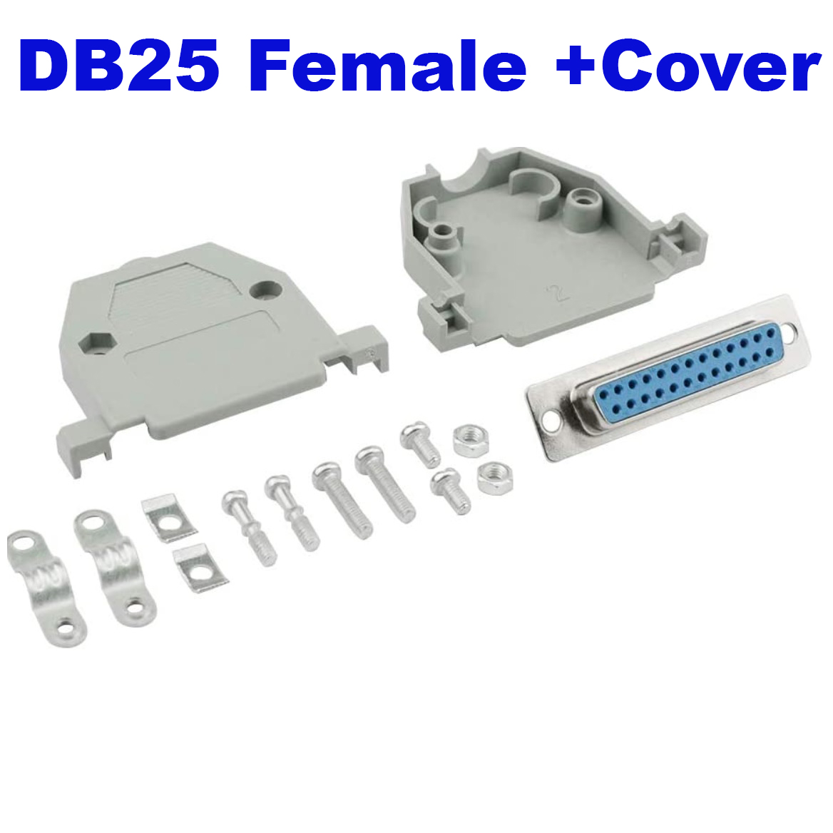 RS232 DB25 25 Pin Female/Male 2Rows Solder Type Plug D-SUB Male Plug ...