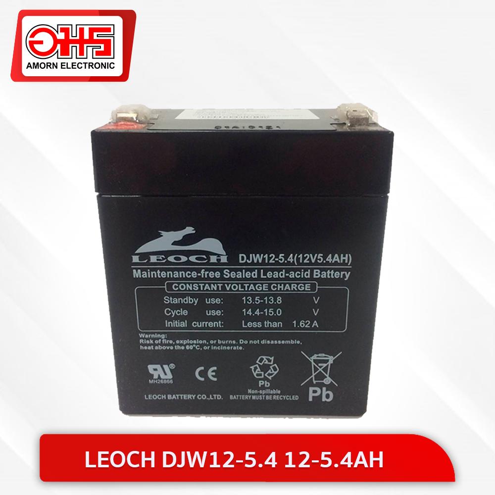 แบตเตอรี่แห้ง LEOCH DJW12-1.2 ดำ 12V 1.2AH อมร อีเล็คโทรนิคส์ อมร ...