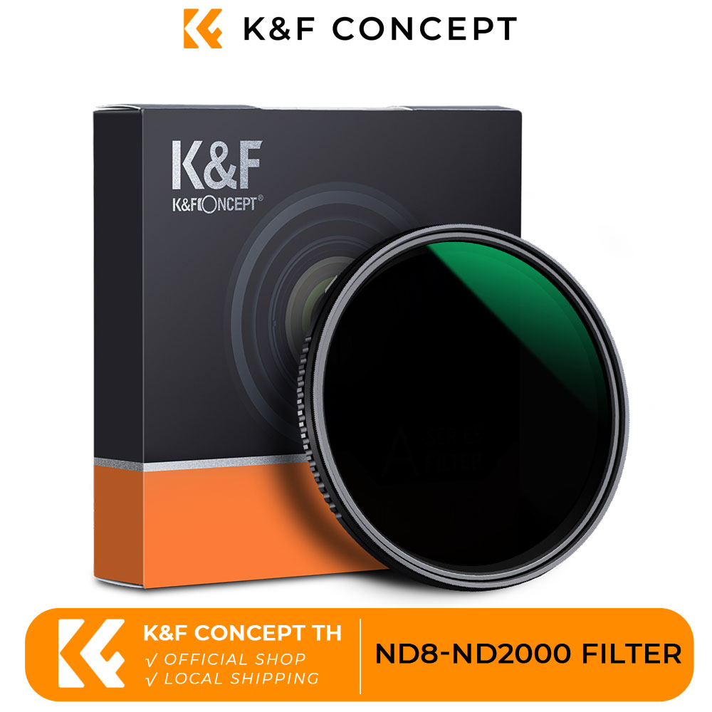 K&f Concept ND8-ND2000 filter (3-11stop) ตัวกรอง ND ตัวแปร ความหนาแน่น ...