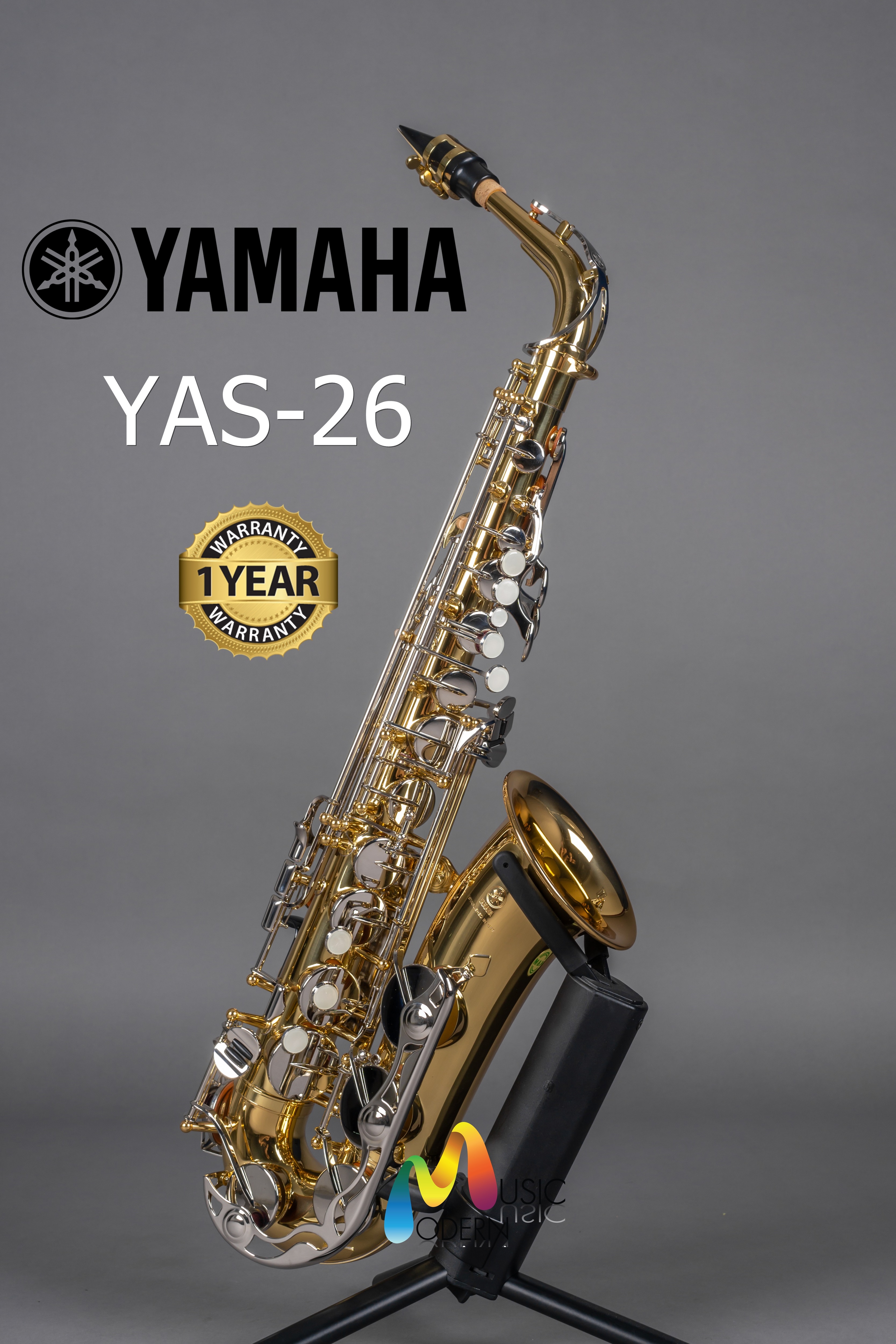 Yamaha Alto Saxophone YAS-26 ยามาฮ่าแซกโซโฟนอัลโต พร้อมส่งในไทย ...