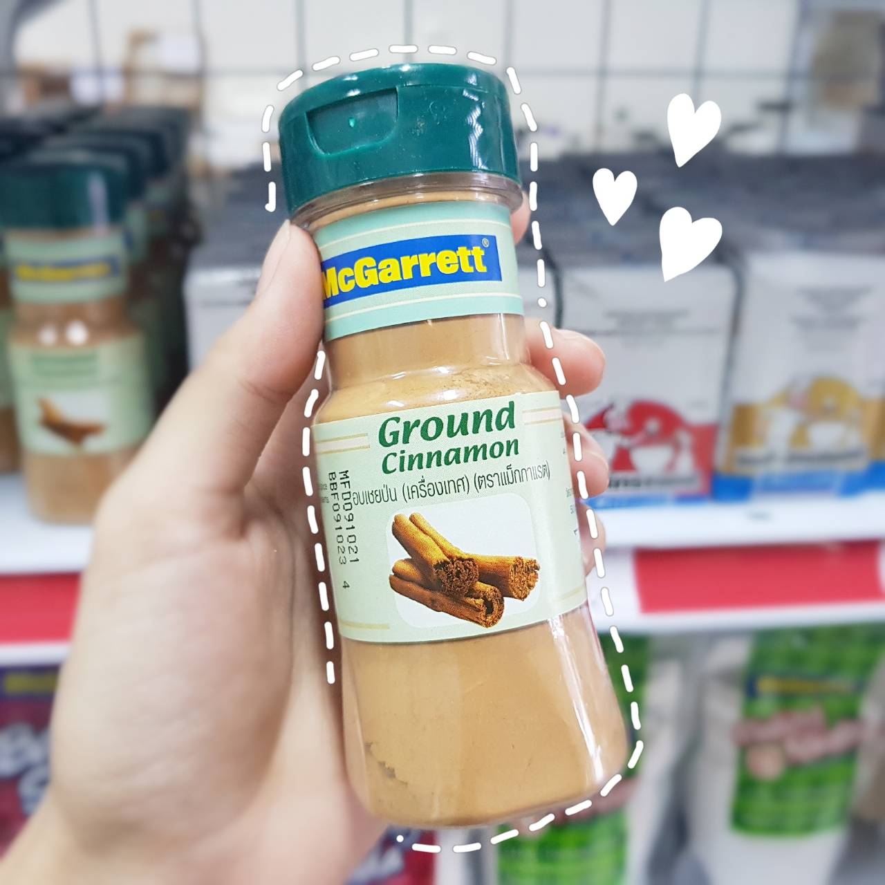 ผงอบเชย ผงซินนามอน Cinnamon powder ขนาด 65 กรัม ตรา McGarrett | Lazada.co.th