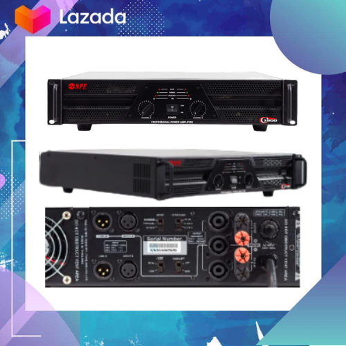 NPE C 1500 POWER AMP เครื่องขยายเสียง เพาเวอร์ แอมป์ รุ่น C1500 ...