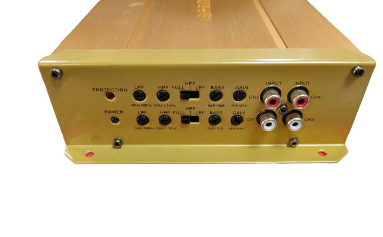 GRATIA รุ่น GT-867.4D เพาเวอร์แอมป์ สำหรับขับเสียงกลางแหลมได้16ดอก Class D 4CH 2000watts.วัตต์ ...