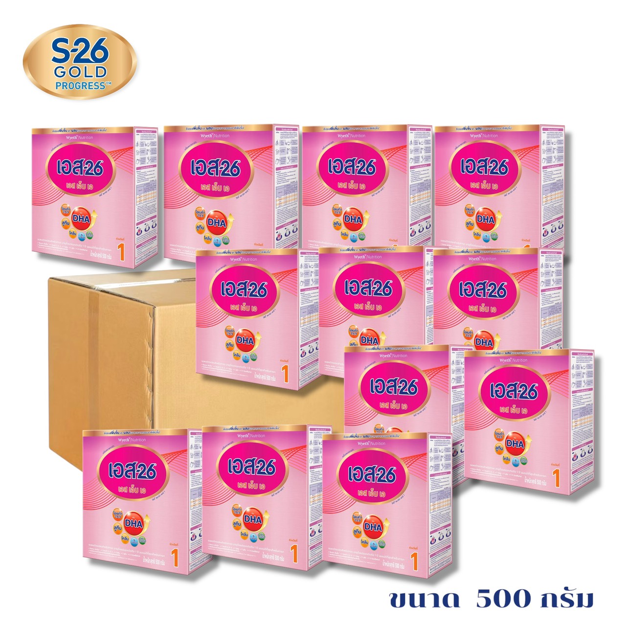 เอส-26 เอสเอ็มเอ 360 สมาร์ท แคร์ สูตร 1 กล่องม่วง นมผงดัดแปลงสำหรับทารก ...