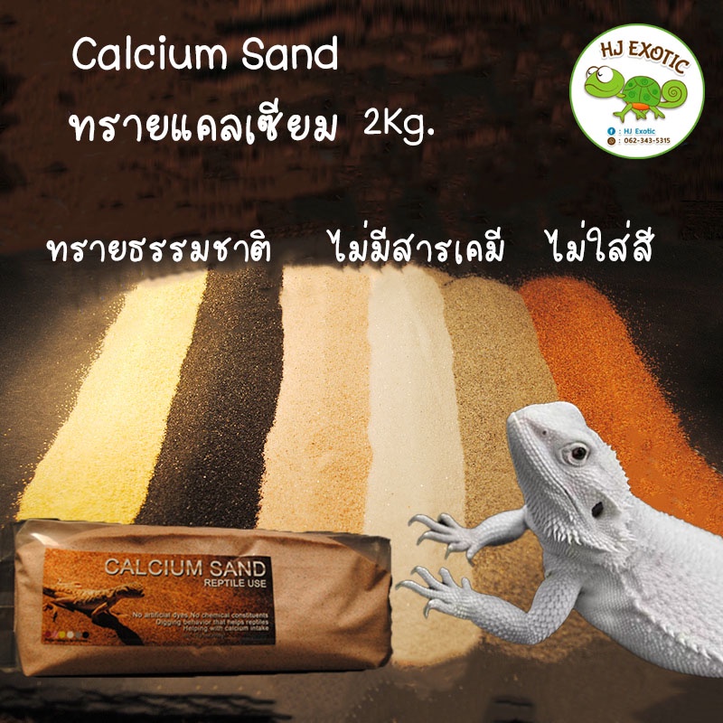 Calcium Sand 2kg. ทรายแคลเซียม ปริมาณ 2กิโลกรัม สำหรับสัตว์เลื้อยคลาน ...