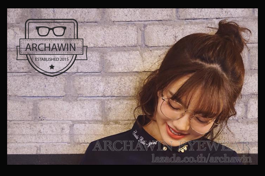 แว่นตากรองแสง แว่นกรองแสง กรอบแว่นตา แฟชั่น เกาหลี รุ่น AWS 411 (กรองแสงคอม กรองแสงมือถือ ถนอม ...