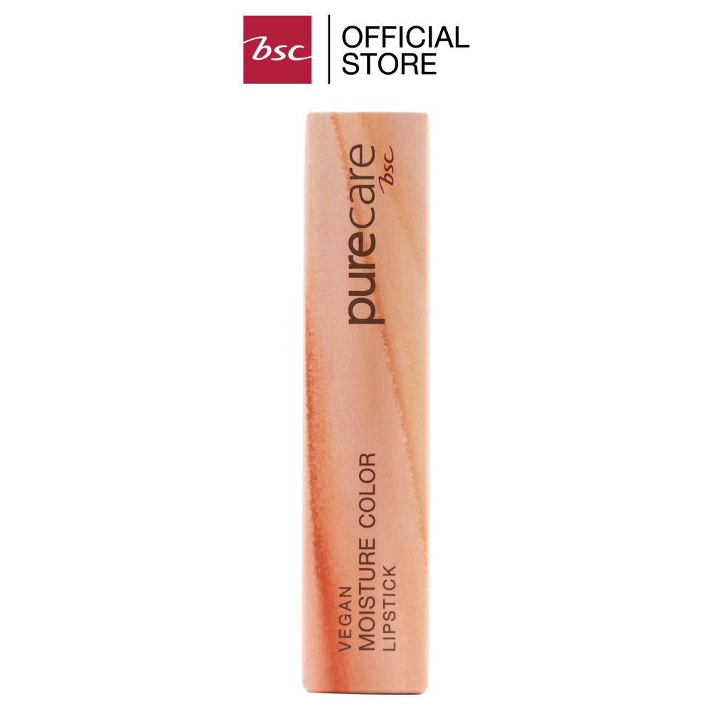 PURE CARE BSC VEGAN MOISTURE COLOR LIPSTICK ลิปสติกเนื้อซาติน สุดหรู ...
