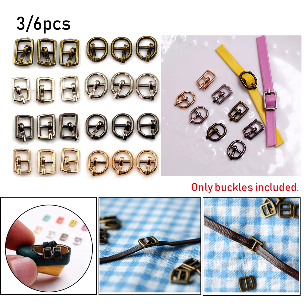 LAYOR 36pcs Newest Belt Buttons 4.55.5MM Diy Dolls Buckles Tri-glide ...