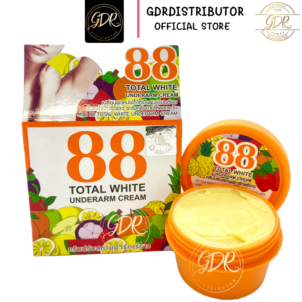 [1กระปุก] รักแร้ขาวเนียนเรียบ 8888 TOTAL DOUBLE white Underarm Cream ...