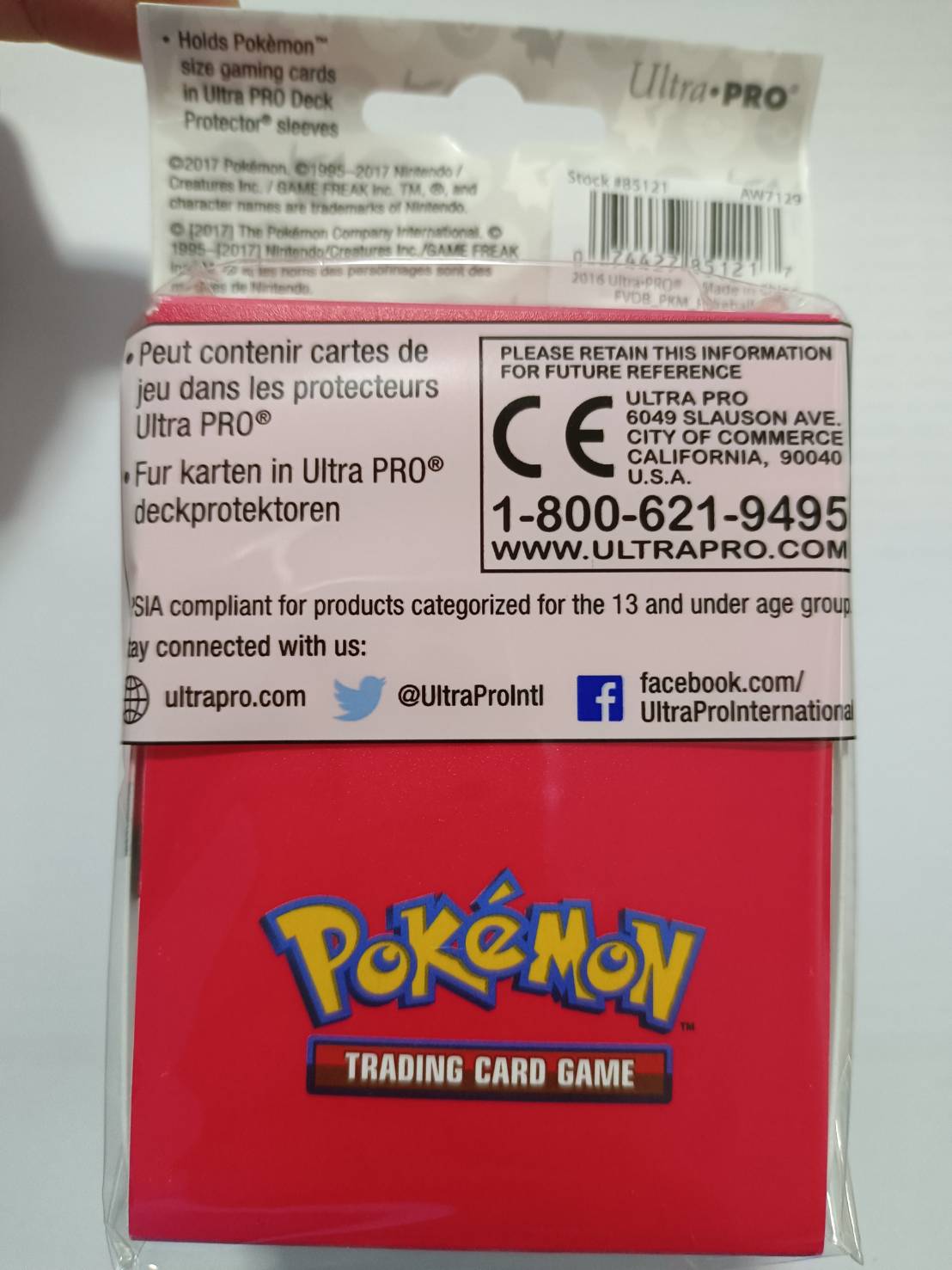 Ultra Pro Pokemon Deck Box กล่องใส่การ์ดลายโปเกมอน ใส่ได้ 75+ใบ (UP PKM ...
