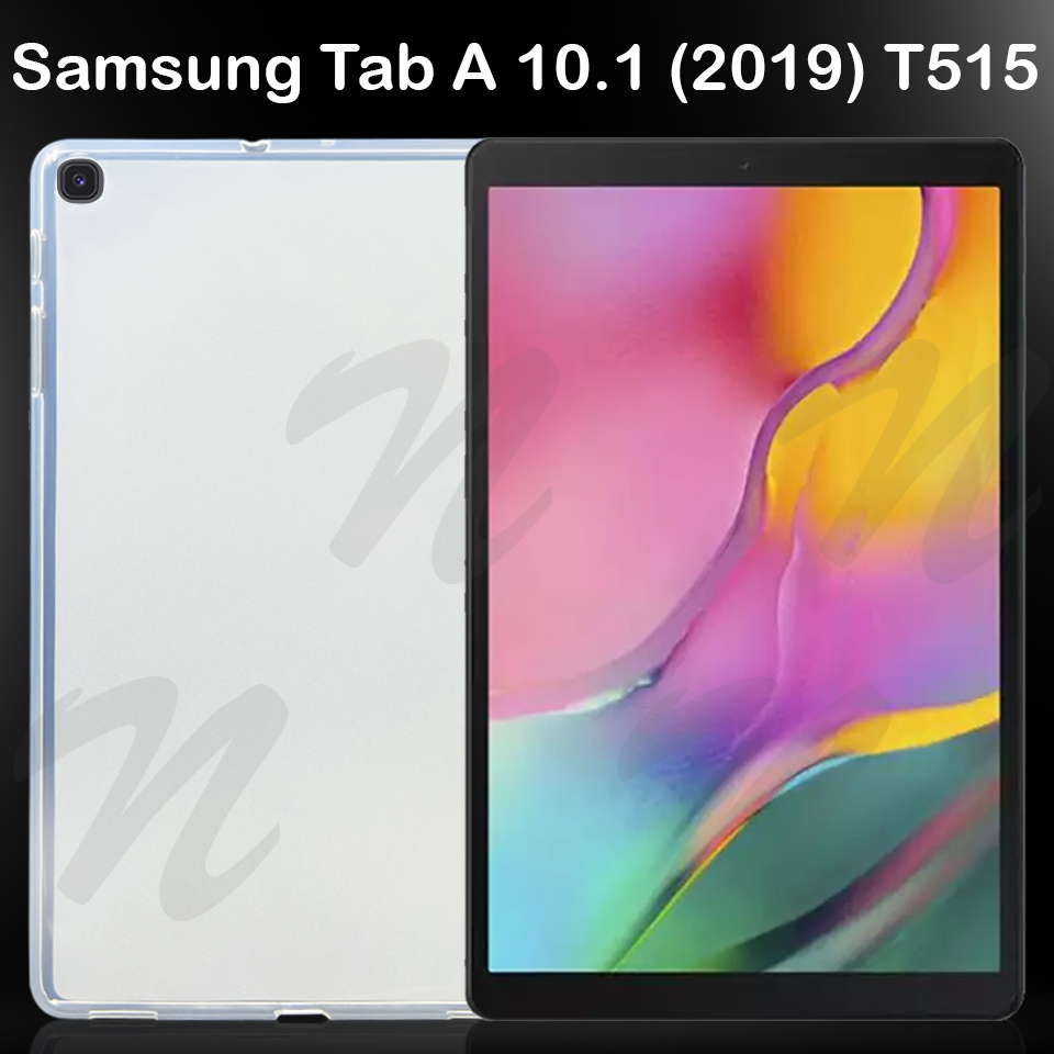 เคสซิลิโคน แบบนิ่ม สีใส / สีดำ ซัมซุง กาแล็คซี่ แท็ป เอ (2019) 10.1 ที ...