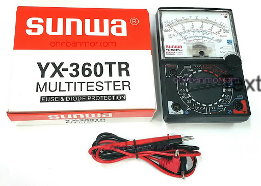 มัลติมิเตอร์แบบอนาล็อก Sunwa meter YX-360TR โอมมิเตอร์ โวลมิเตอร์ มิเตอร์วัดไฟ - Suksrishop ...