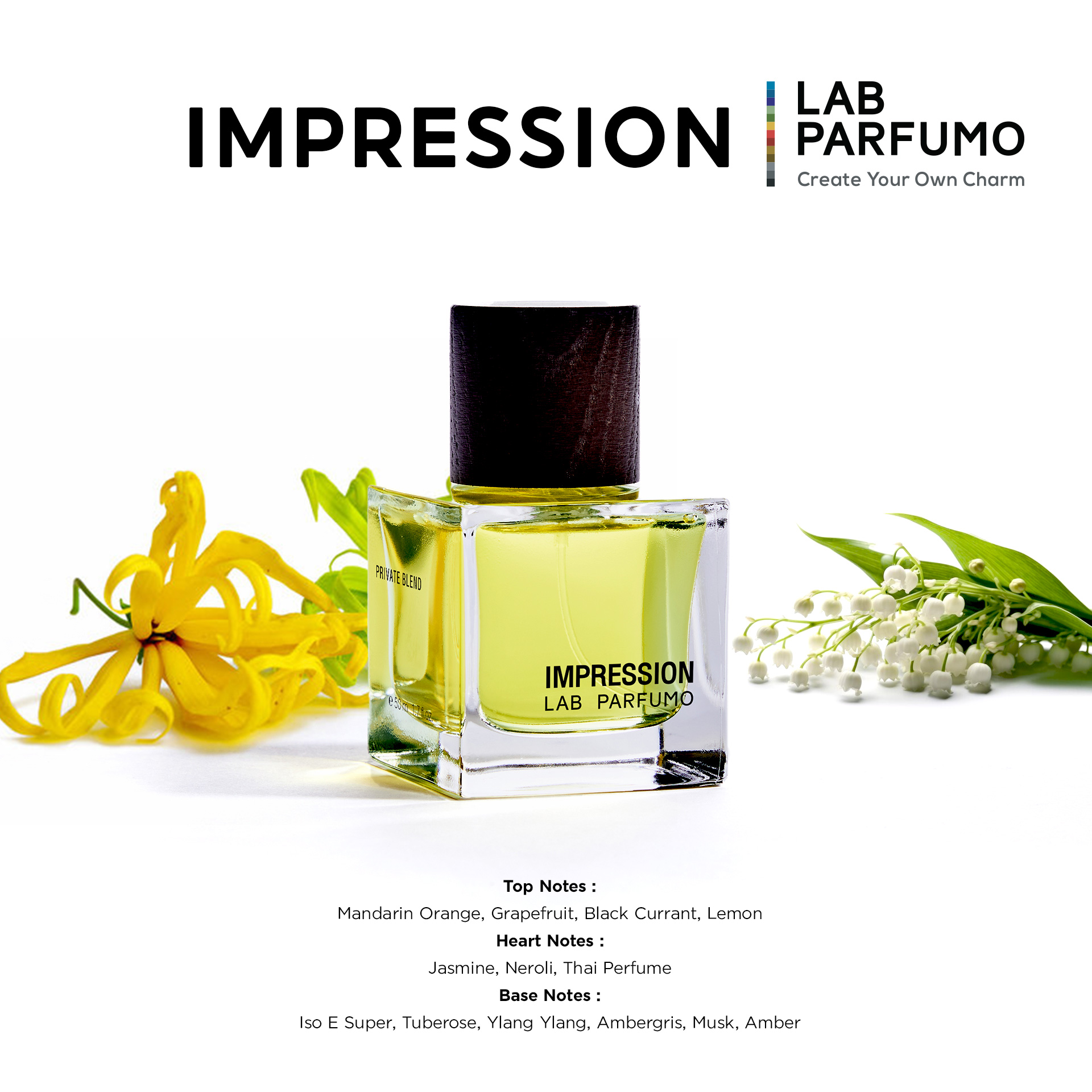 Impression by LAB PARFUMO, กลิ่นหอมมีเสน่ห์ รัญจวนใจ เป็นความประทับใจ ที่ใครๆ ก็หลงรัก ขนาด 30ml ...