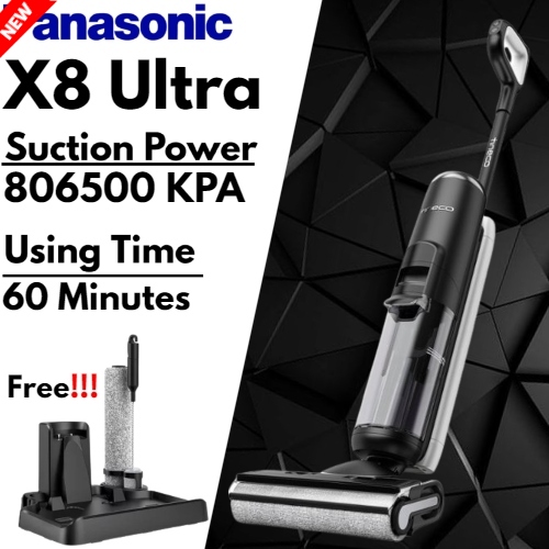 (PA) X8 Ultra Cordless wet & dry mop Vacuum (X8 Pro)เครื่องดูดฝุ่นถู ...