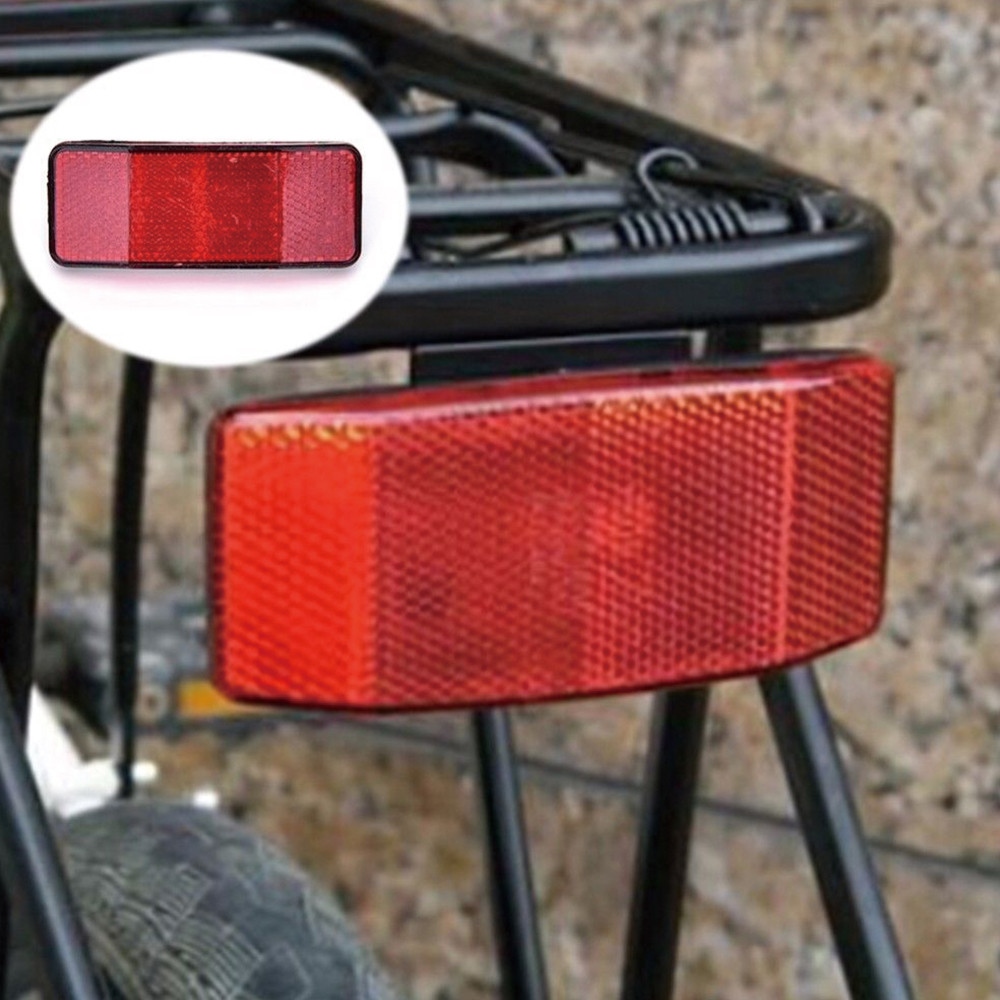 1pcs Bicycle Rack Tail Safety Caution Warning Reflector Disc Panier ...