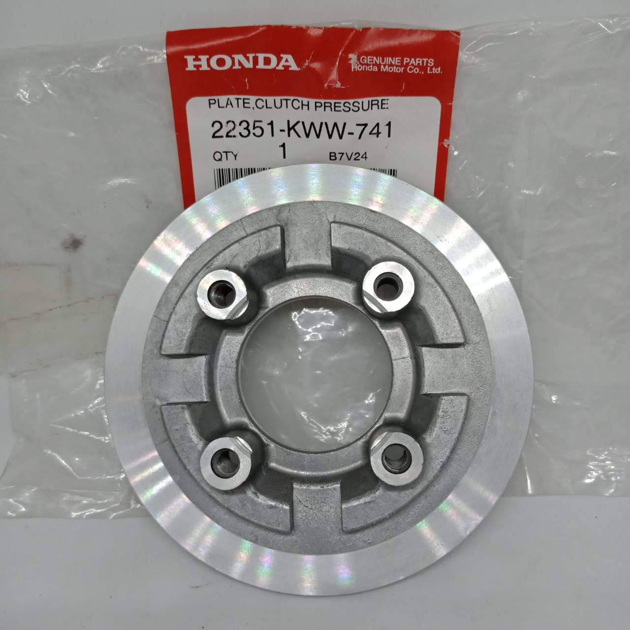 จานกดคลัทซ์ แท้ สำหรับรถรุ่น Honda Wave-110i (DSC) / Dream-110i รหัส ...