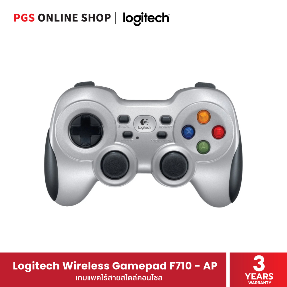 Logitech Wireless Gamepad F710 - AP เกมแพดไร้สายสไตล์คอนโซล มาพร้อม ...