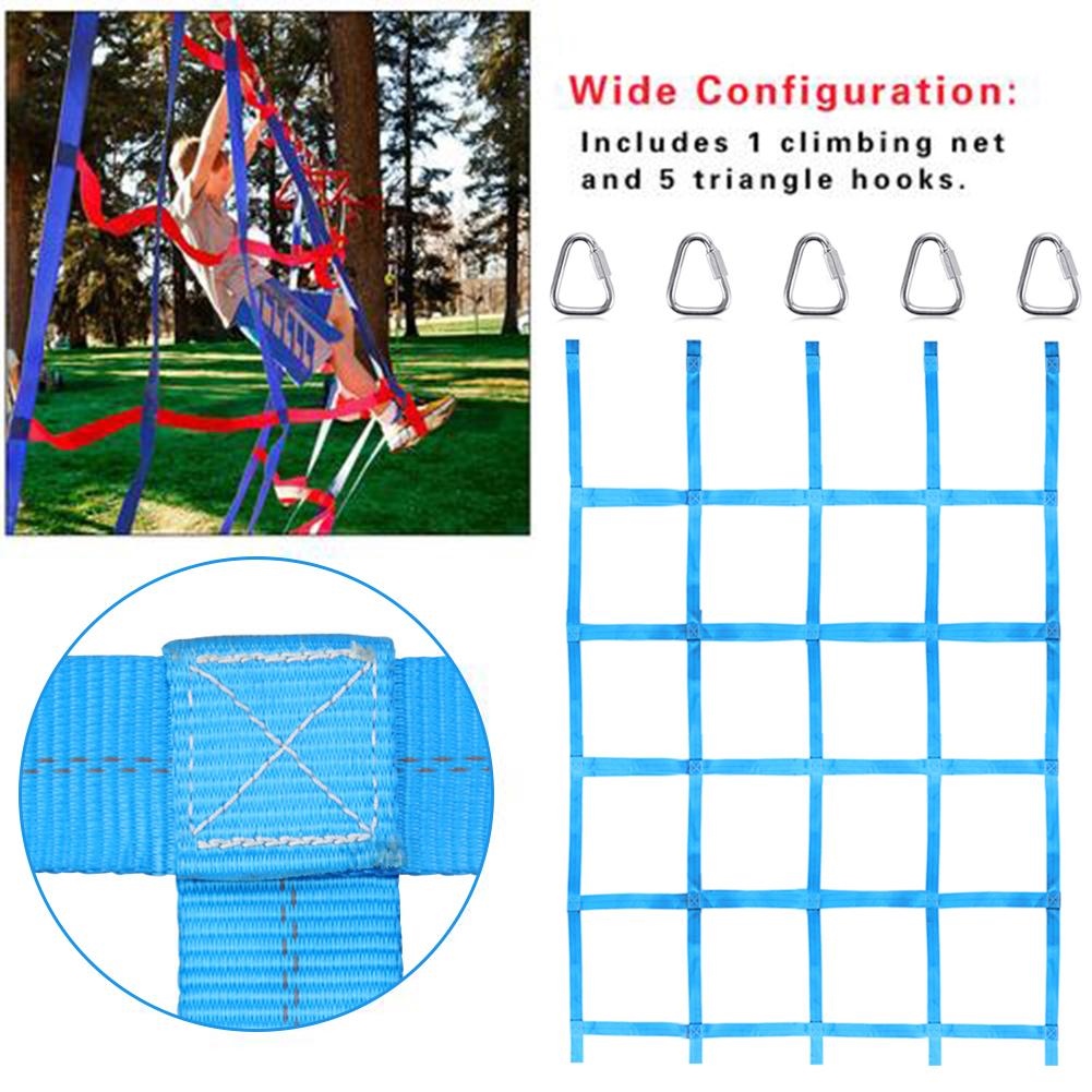 Climbing Net for Ninja Obstacle Course Kids Backyard Training Equipment ...