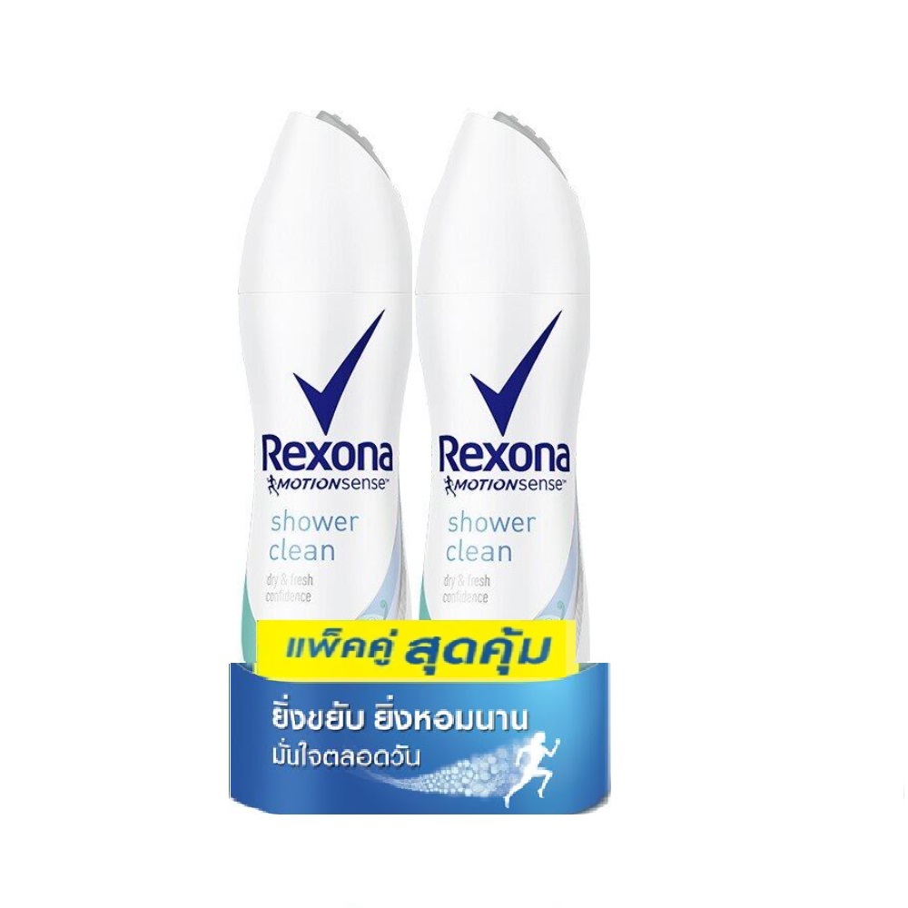 Rexona Shower Clean Spray Deodorant Twin Pack 135 ML เรโซนา ชาวเวอร์ ...