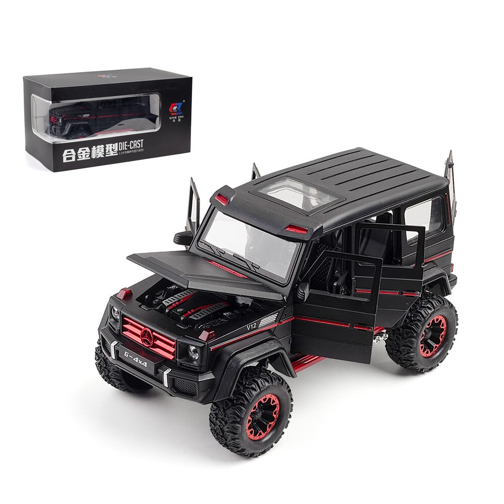 124 Bens G500 4x4 Simulation Model Car Toy Alloy Off-road Vehicle Model ...