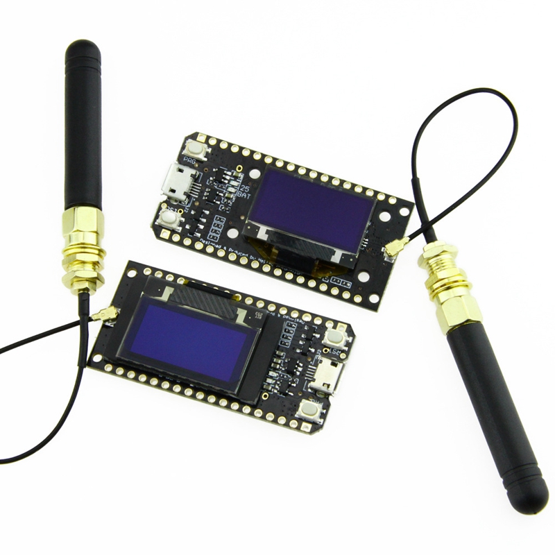 2Pcs of LORA32 868Mhz SX1276 ESP32 Oled-Display Bluetooth WIFI Lora ...