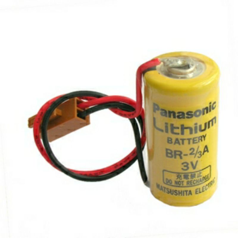 ถ่านชาร์จ Panasonic BR-2/3A br2/3 3v battery พร้อมปลั๊กสายไฟแบตเตอรี่ ...