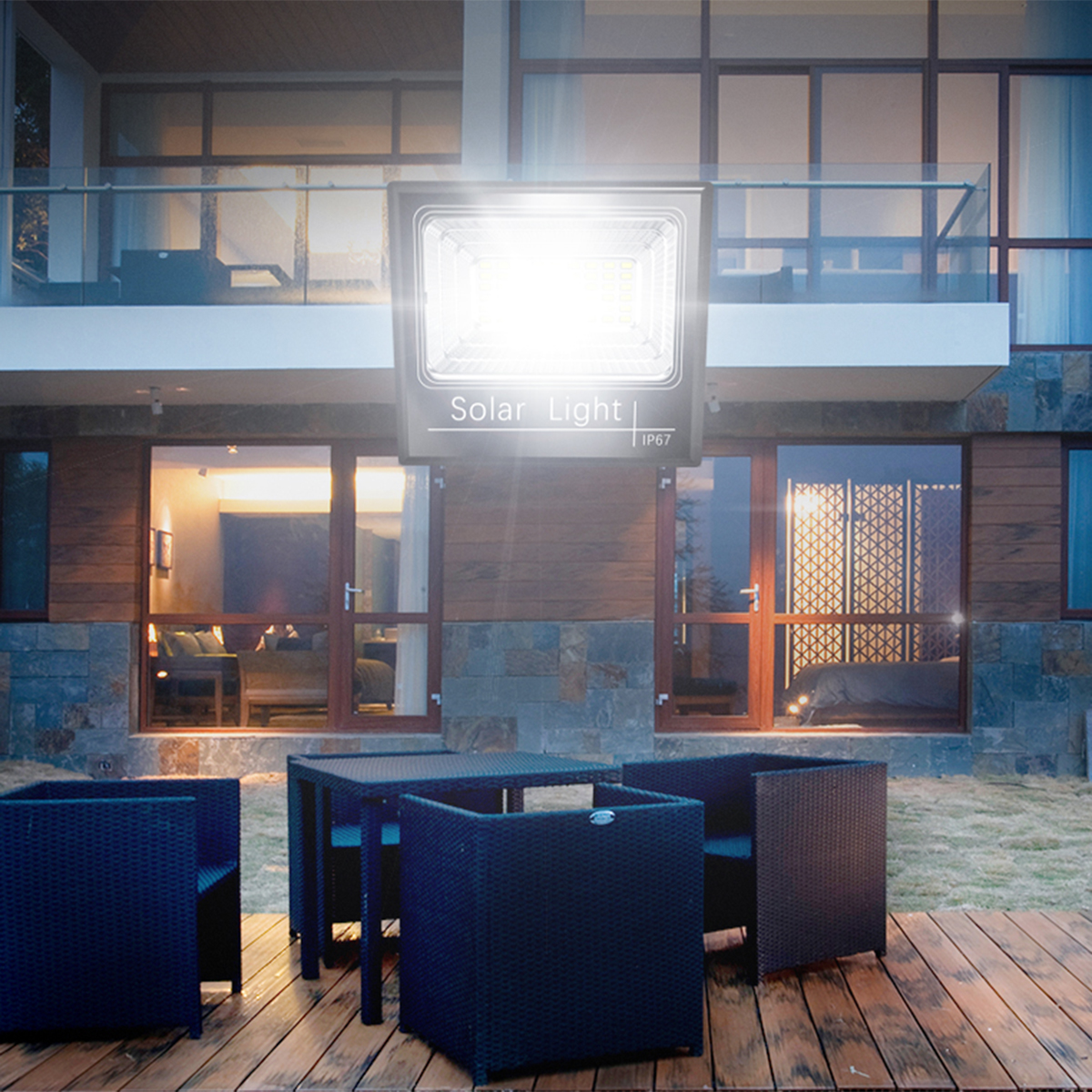 KHDE รับประกัน 10ปี 1 แถม 1 ไฟโซล่าเซลล์ ไฟโซล่าเซล 200w 300w 800w ...